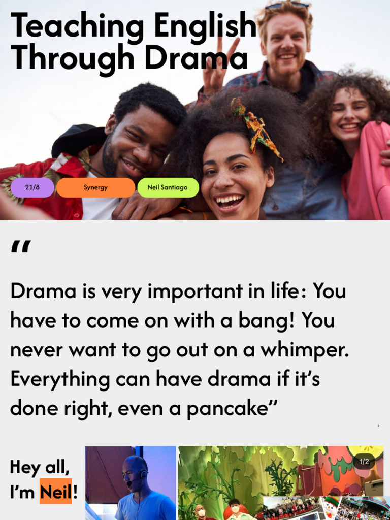 Teaching English Through Drama | PDF