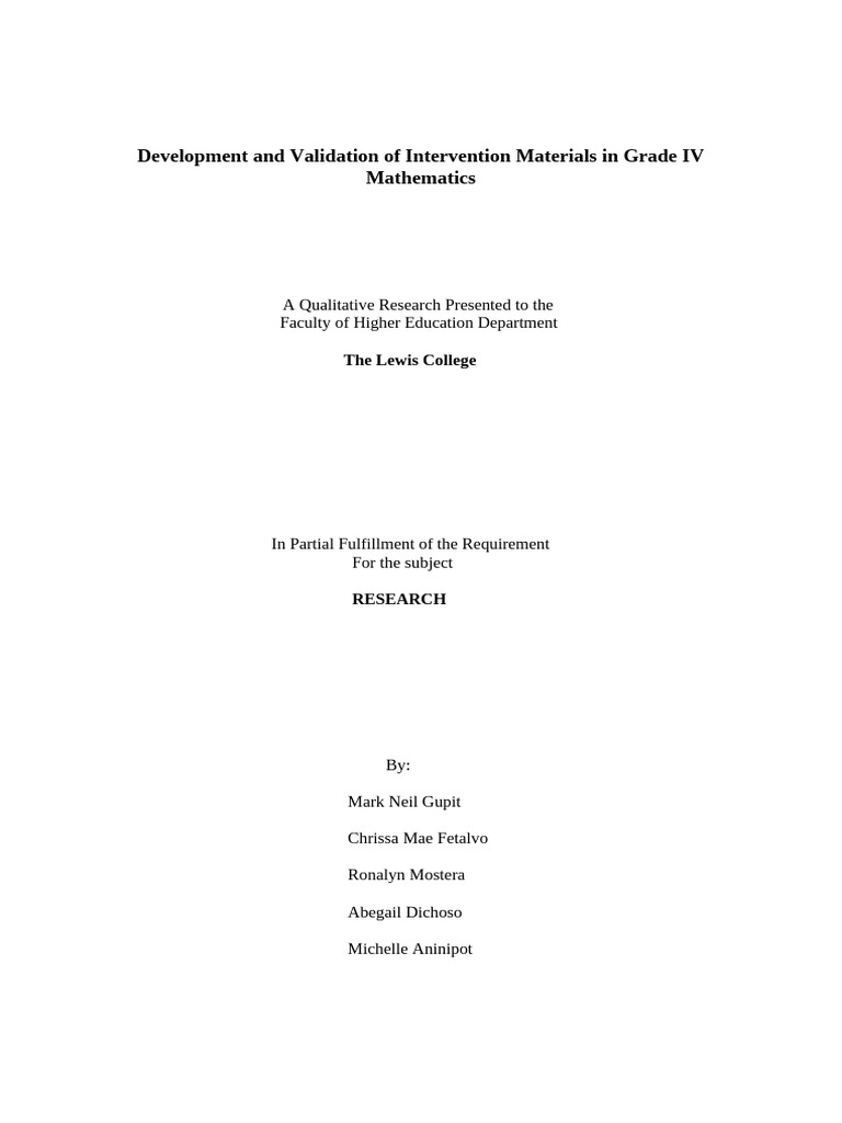 Research Proposal Defense | PDF | Learning | Curriculum