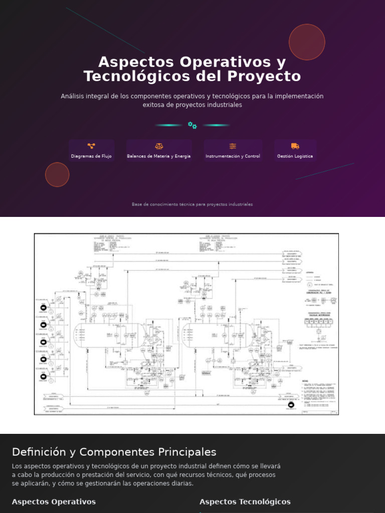 Aspectos Operativos y Tecnológicos Del Proyecto 1 | PDF | Logística ...