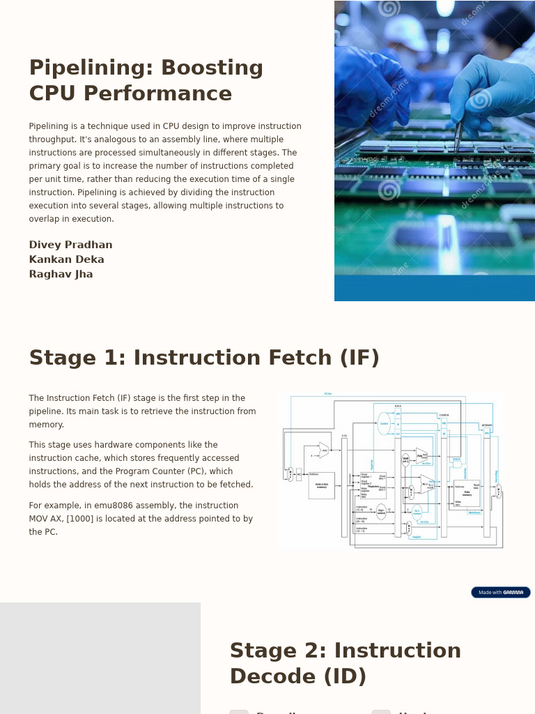 Pipelining Boosting CPU Performance | PDF | Central Processing Unit | Computing