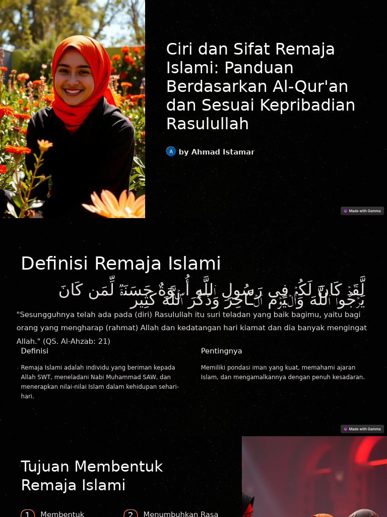 Ciri dan Sifat Remaja Islami | PDF