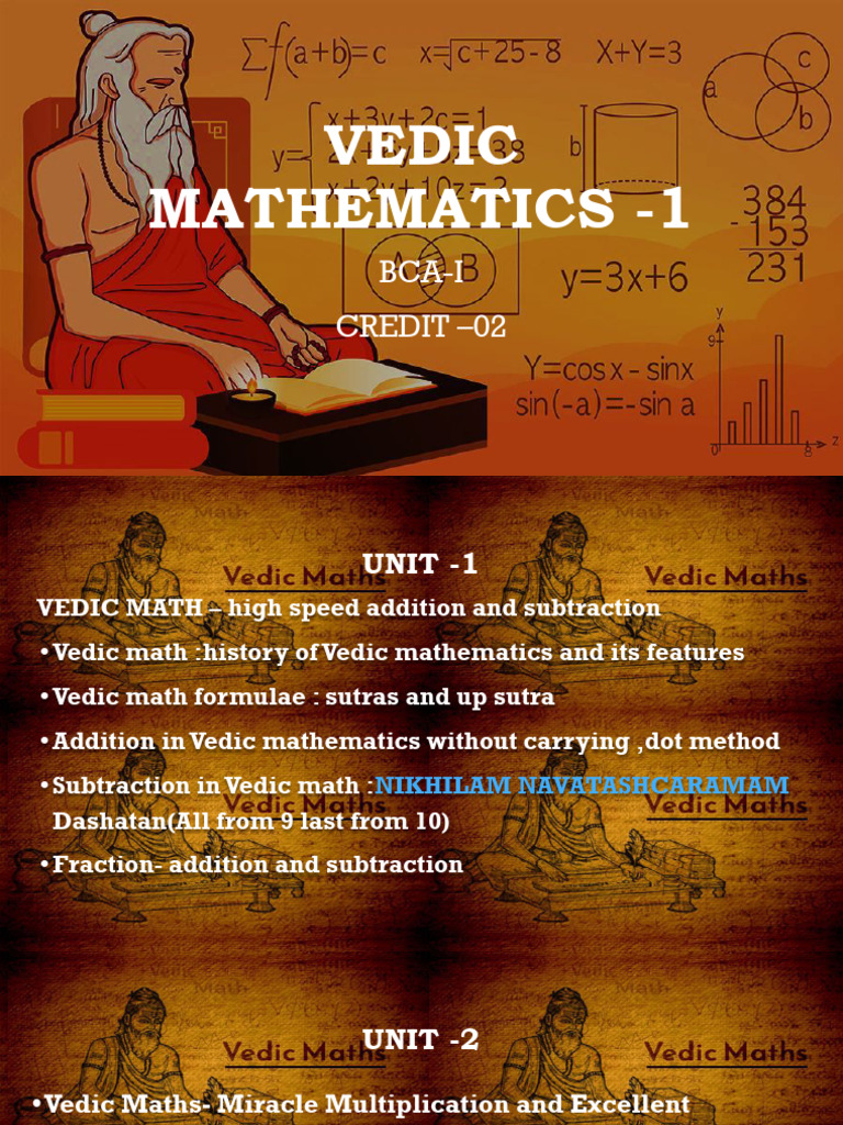 Vedic Mathematics: Fast Addition & Subtraction | PDF | Mathematics | Vedas
