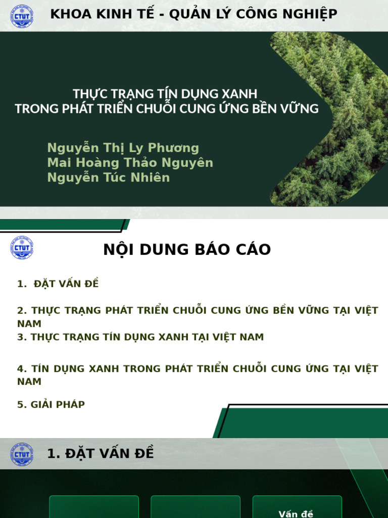 Thuyet Trinh Tin Dung Xanh-Chuoi Cung Ung Ben Vung-Final 21.4 | PDF