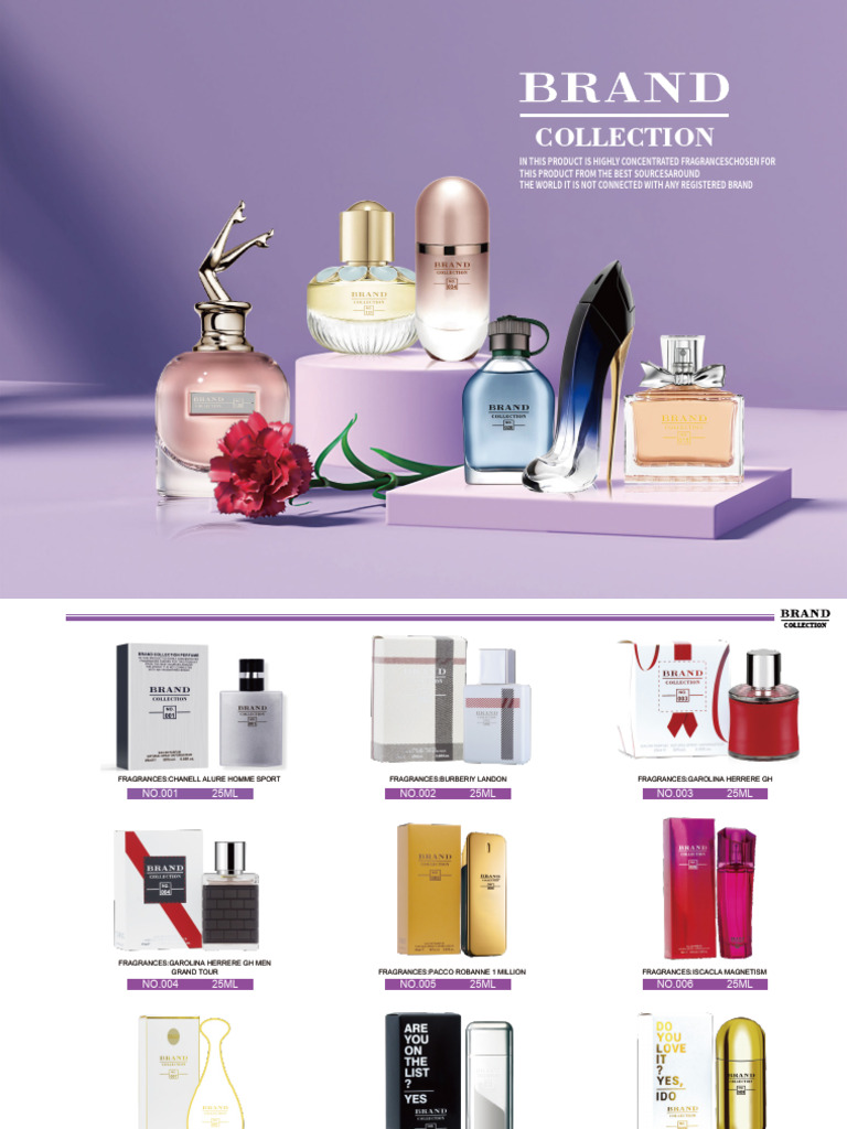 Brand Collection Perfume New Catalog (288 Types) - 37 | PDF | Perfume ...