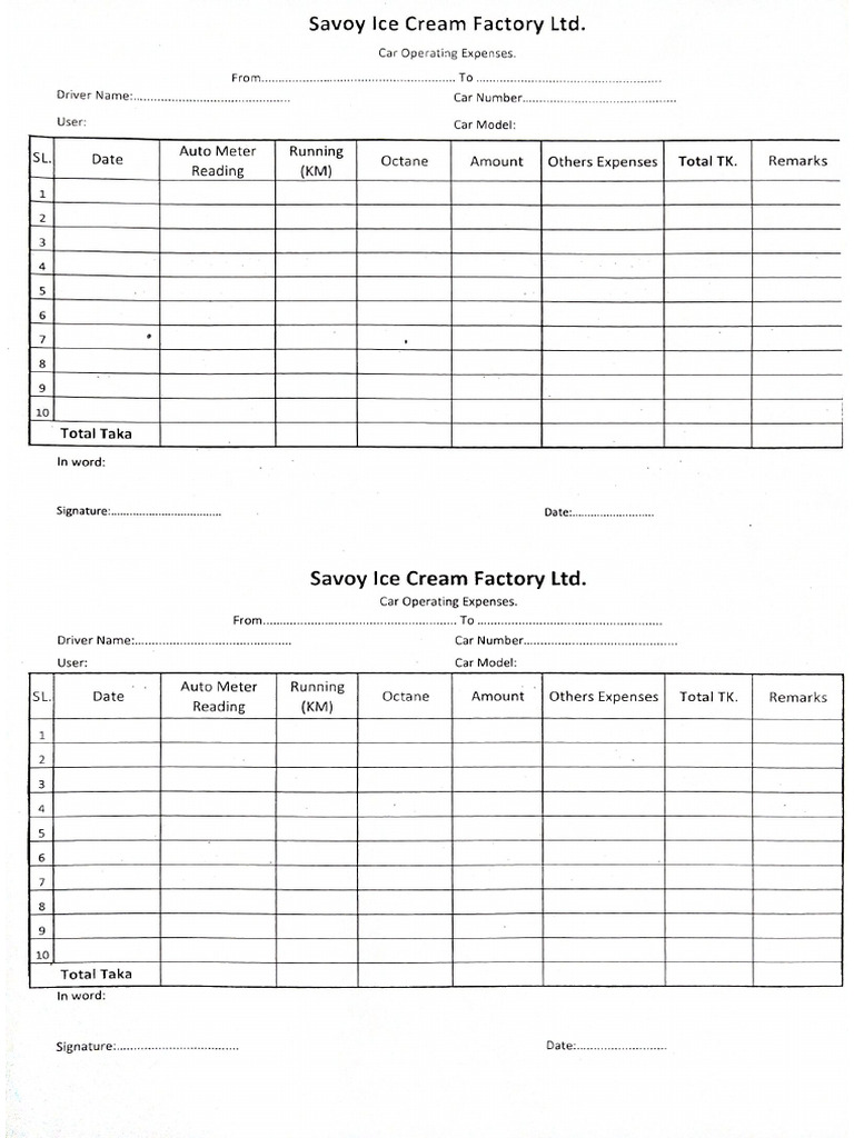 Driver Regular Bill | PDF