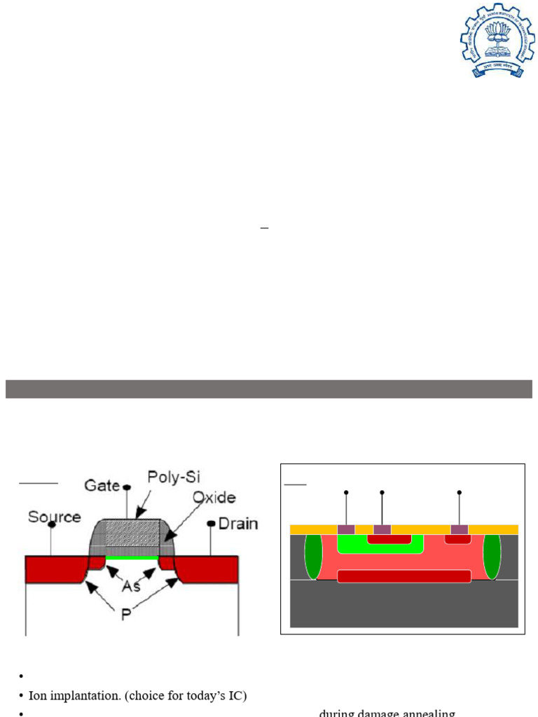 Lecture 11 12 Diffusion III IV | PDF | Doping (Semiconductor) | Bipolar ...