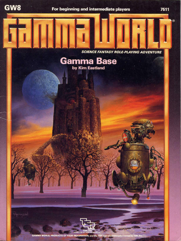 Gamma World 3e - Adventure GW8 - Gamma Base | PDF