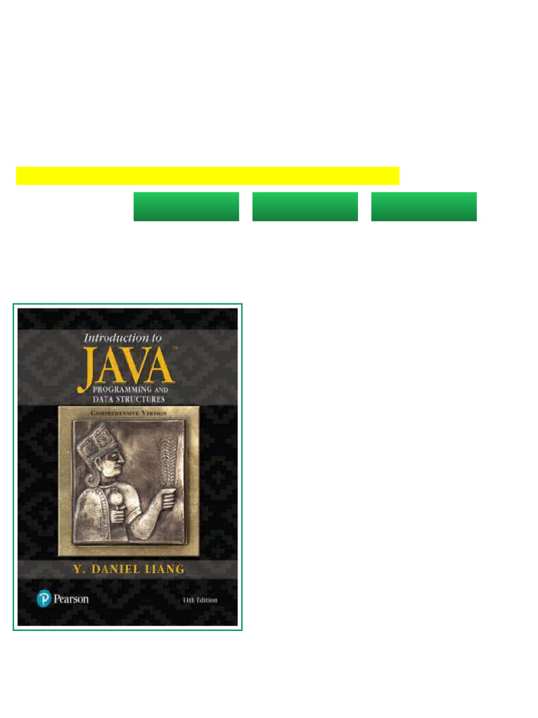 (Ebook) Introduction To Java Programming and Data Structures ...