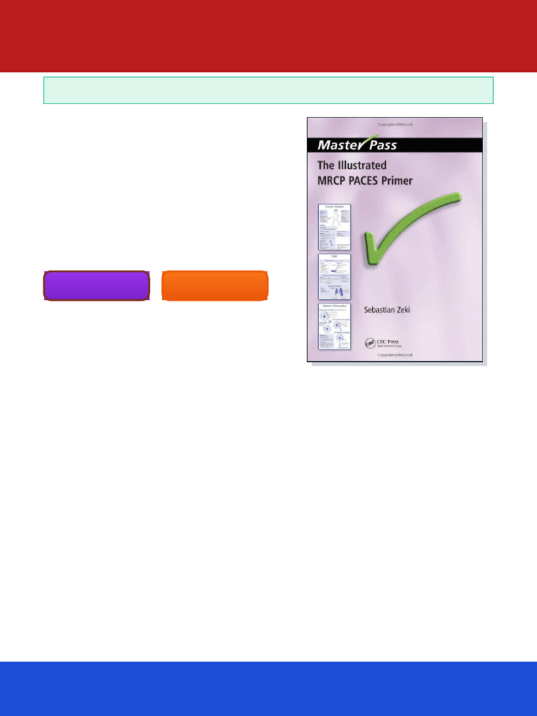 The Illustrated MRCP PACES Primer MasterPass 1st Edition Sebastian Zeki ...