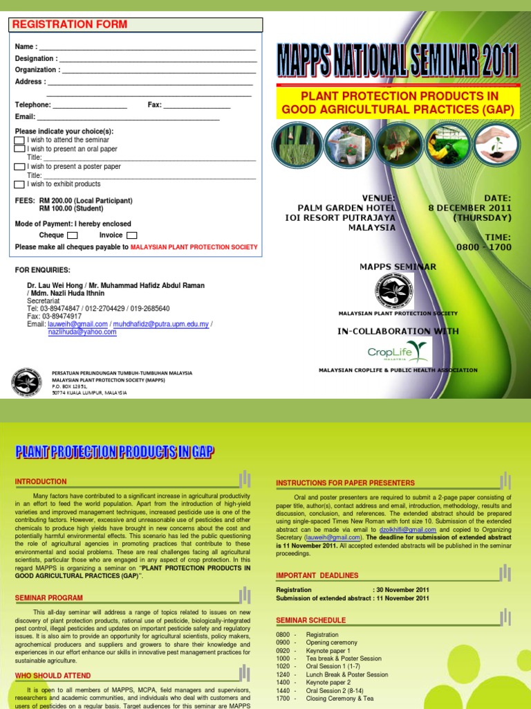 MAPPS National Seminar 2011 Brochure - 8Dec2011-Extended | PDF ...