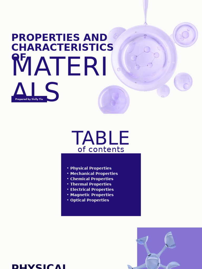 Chapter 5 - Properties and Characteristics of Materials | PDF ...