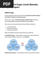 Client Copy Process Using SCC8 and SCC7 | PDF | Computer Architecture ...