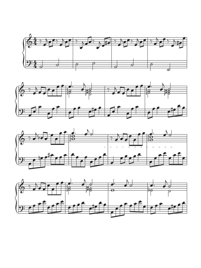Concerto Pour La Fin D'un Amour Score | PDF | Concerto | Musical ...