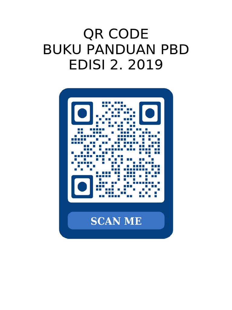 QR Code Buku Panduan PBD 2019 | PDF