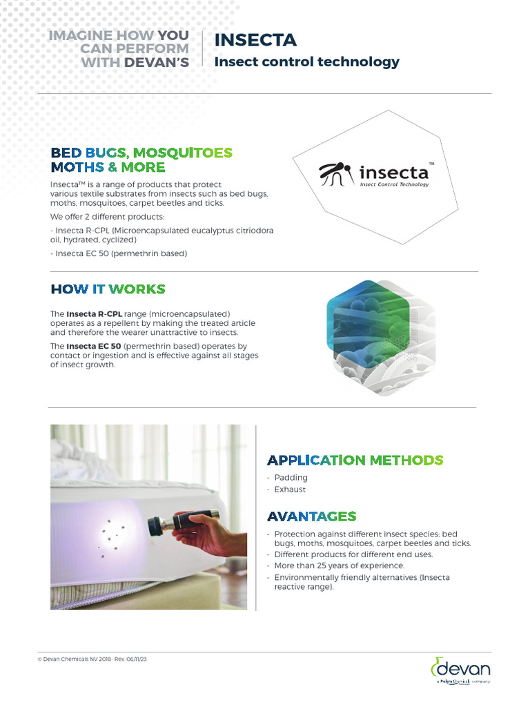 Productsheet - InSECTA - 2023 | PDF | Insects