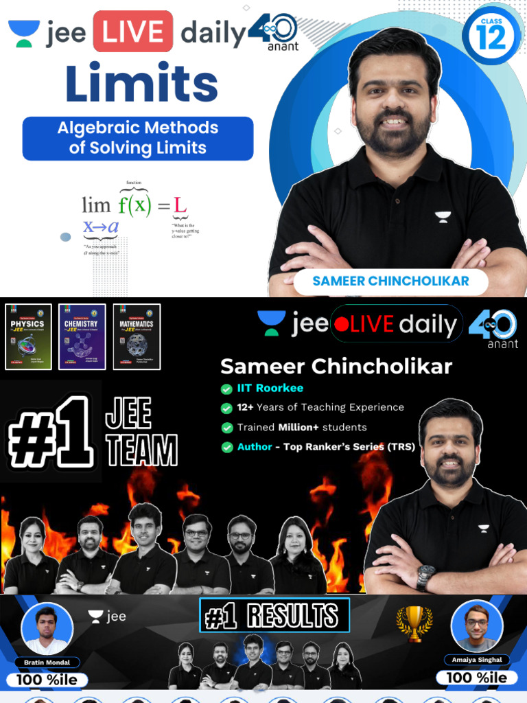 Limit and Continuity l2 Algebraic Methods of Solving Limits | PDF | Mathematics