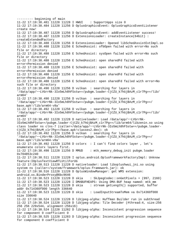 Pubgm - Loader Logcat | PDF | Java (Programming Language) | Computing