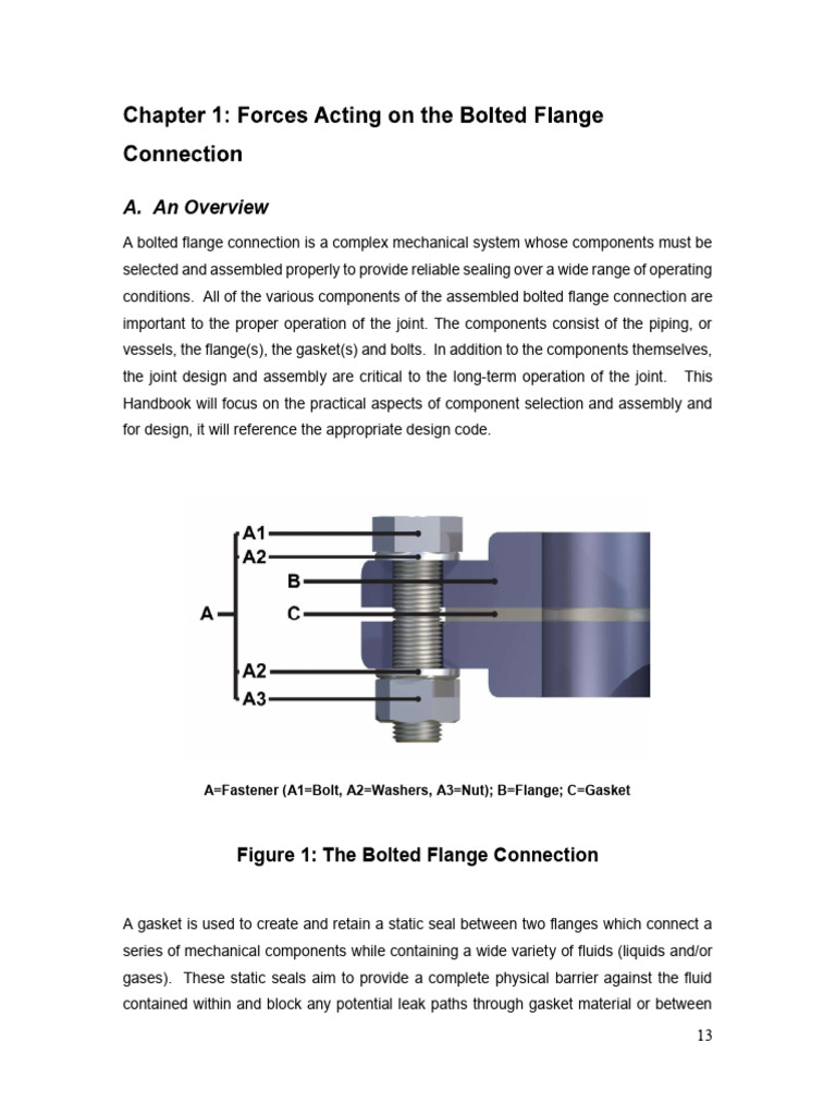 Forces Acting On The Bolted Flange Connection in A Coupling | PDF ...
