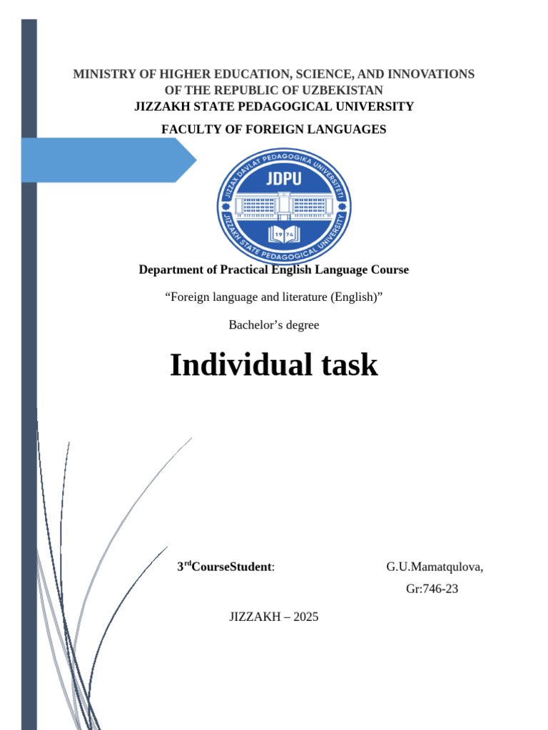 Gulzoda Kahoot | PDF