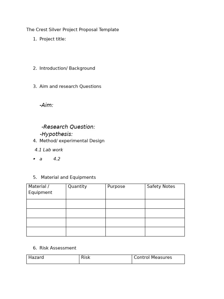 Crest Project Proposal | PDF