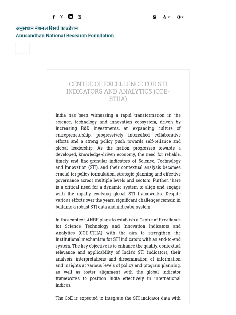 The Electronic Project Proposal Management System, For ANRF | PDF ...