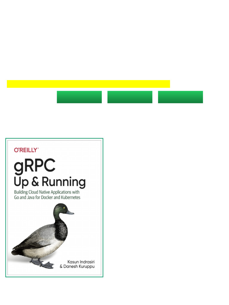 (Ebook) gRPC: Up and Running: Building Cloud Native Applications with ...