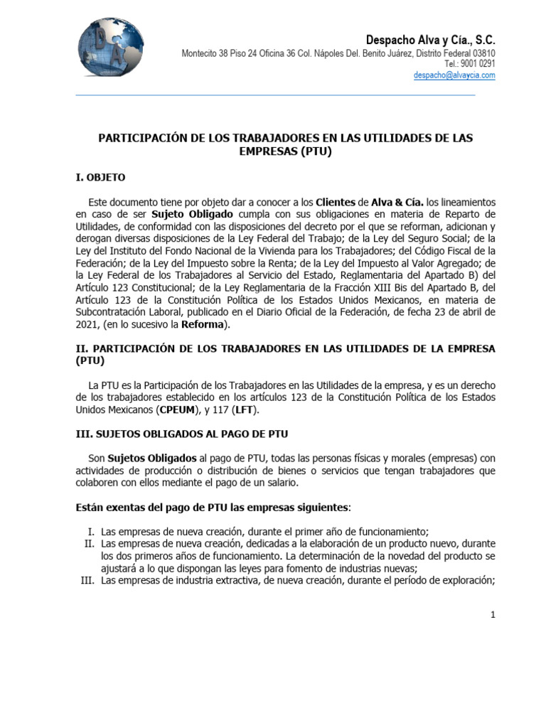 Reparto de Utilidades para Trabajadores | PDF | Salario | Impuesto ...