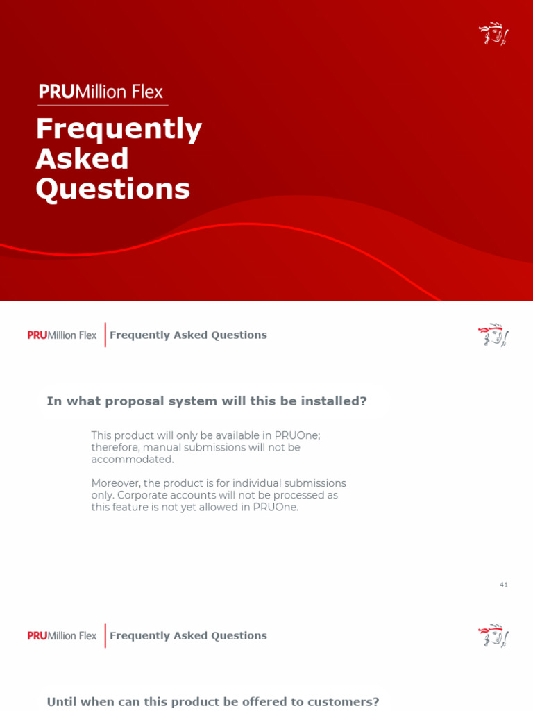 PRUMillion Flex FAQS | PDF | Economies | Personal Finance