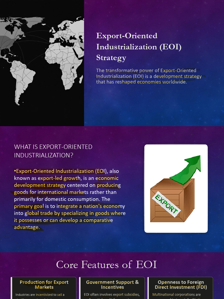 Export-Oriented Industrialization Explained | PDF | Exports | Economies