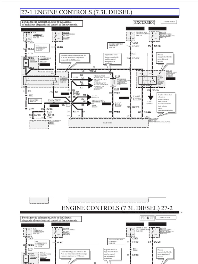 2000 Super Duty Diesel Engine Controls | PDF | Fuel Injection | Diesel ...