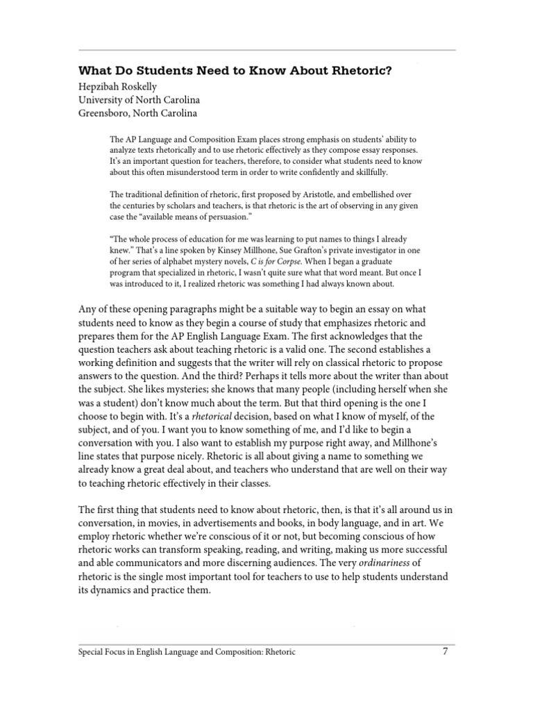 Understanding Rhetoric for Students | PDF | Rhetoric | Public Speaking