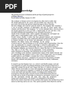 Haraway SituatedKnowledgesScience 1988 | PDF | Science | Epistemology