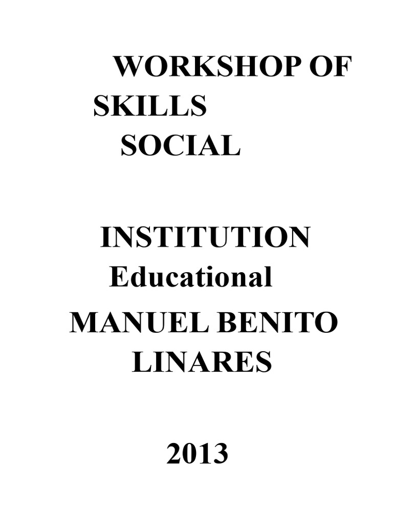 Complete Report On Social Skills Workshop | PDF | Anger | Social Skills