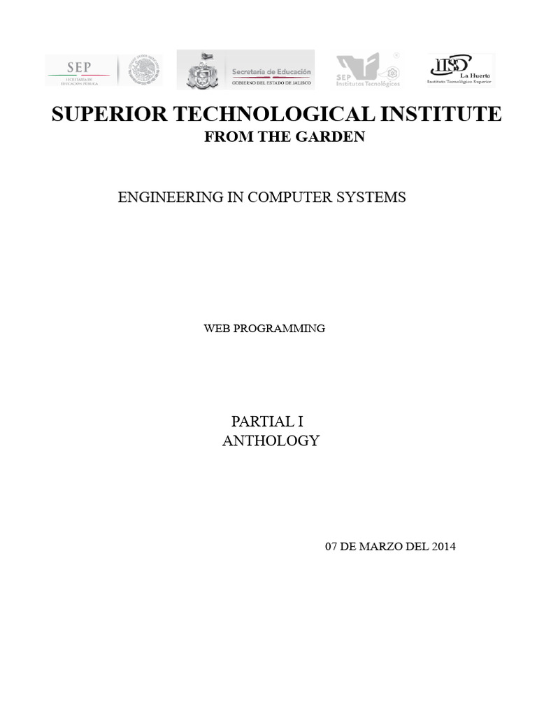 ANTHOLOGY | PDF | Html | Tag (Metadata)