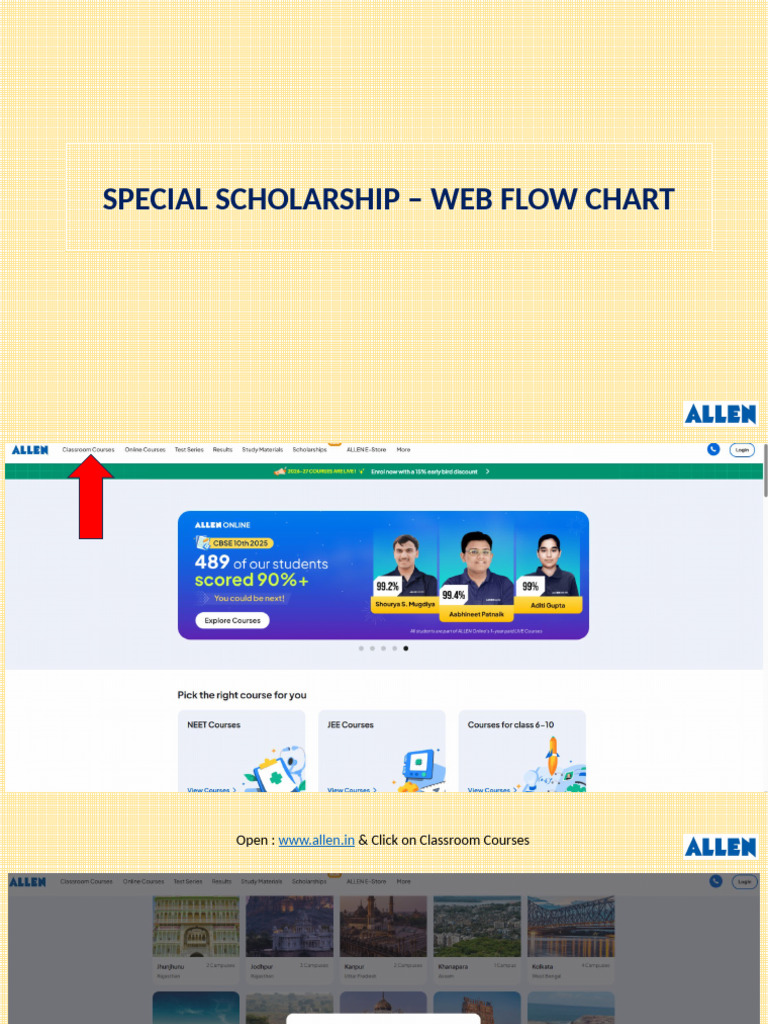 Scholarship Flow PPT | PDF