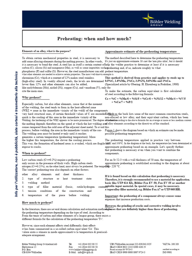 Pre-Welding Heating | PDF | Steel | Alloy