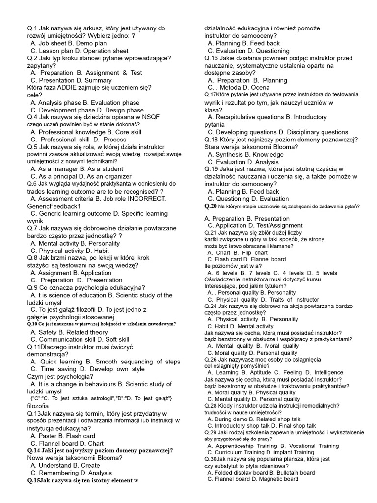 Test TMT CITS CSA | PDF