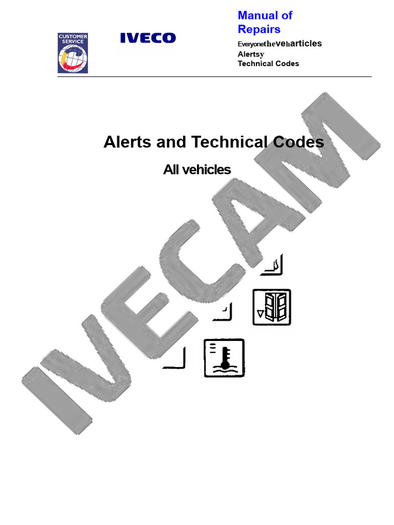 Iveco Instrument Panel Indicators | PDF | Brake | Anti Lock Braking System