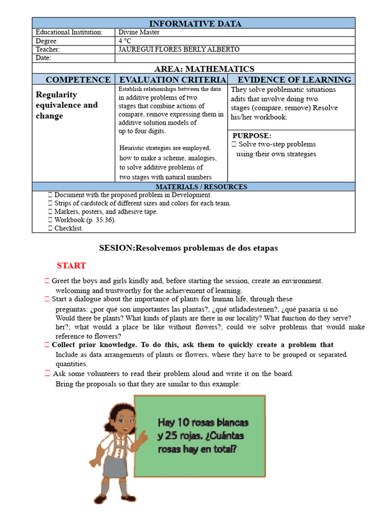 DAY 24-10 MATHEMATICS We Solve Two-Step Problems | PDF | Cognition ...