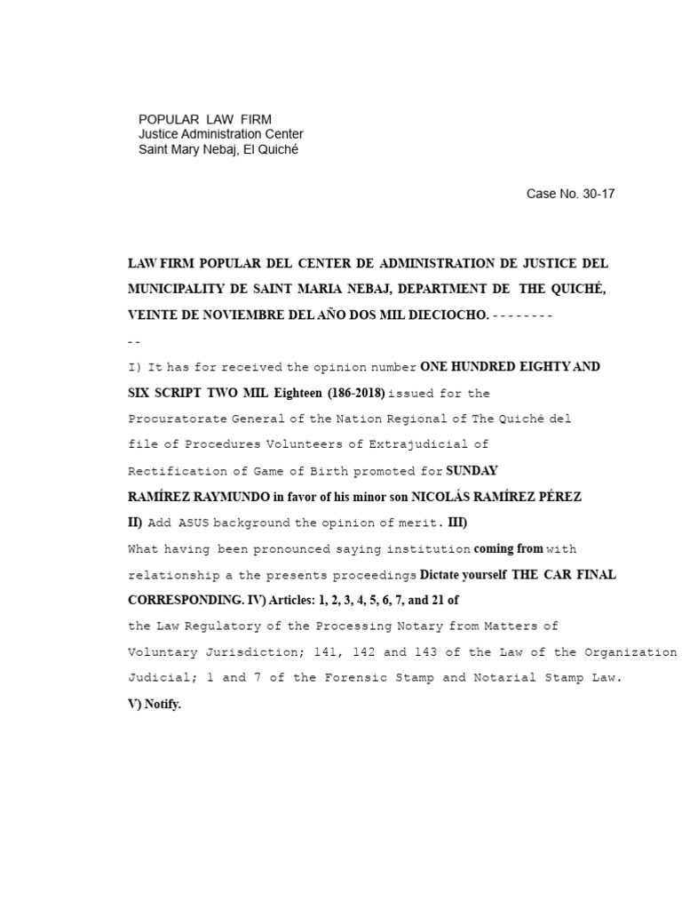 Rectification of Birth Certificate Case | PDF | Birth Certificate ...