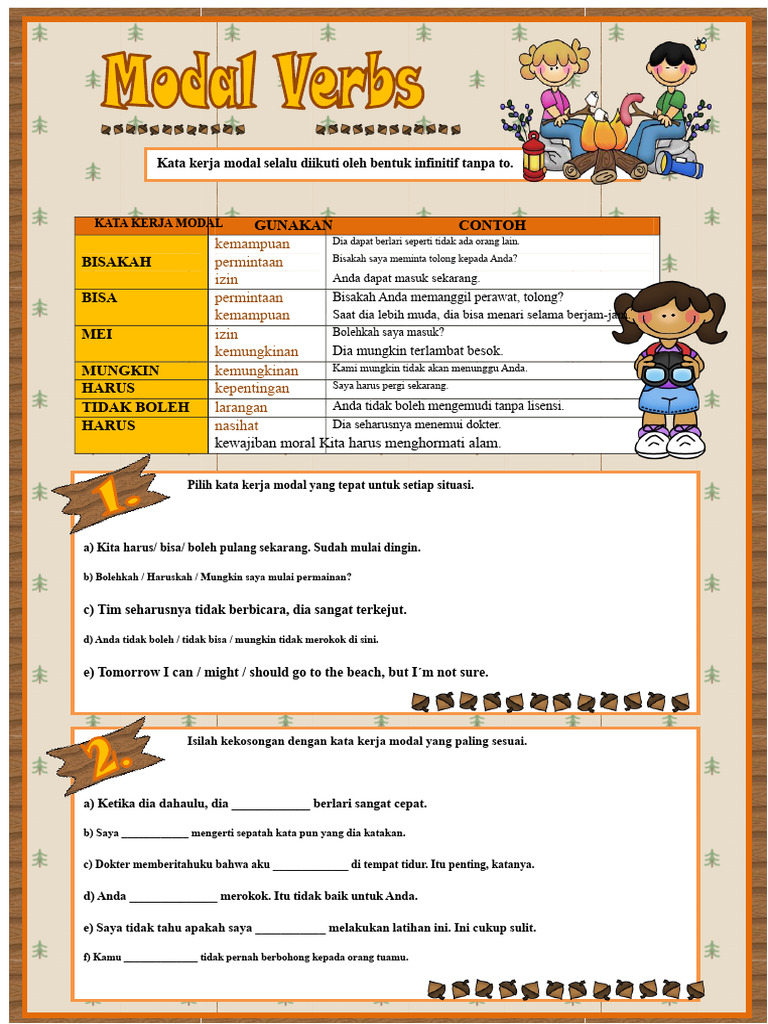Panduan Lengkap Kata Kerja Modal | PDF