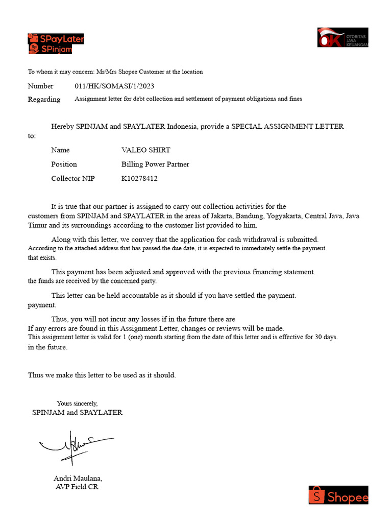 Field Letter | PDF