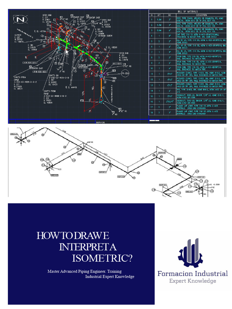 Mastering Isometric Piping Drawings | PDF | Pipe (Fluid Conveyance)
