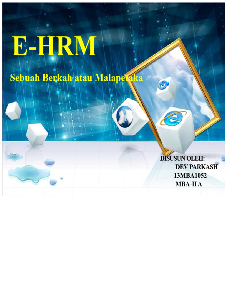 E HRM | PDF