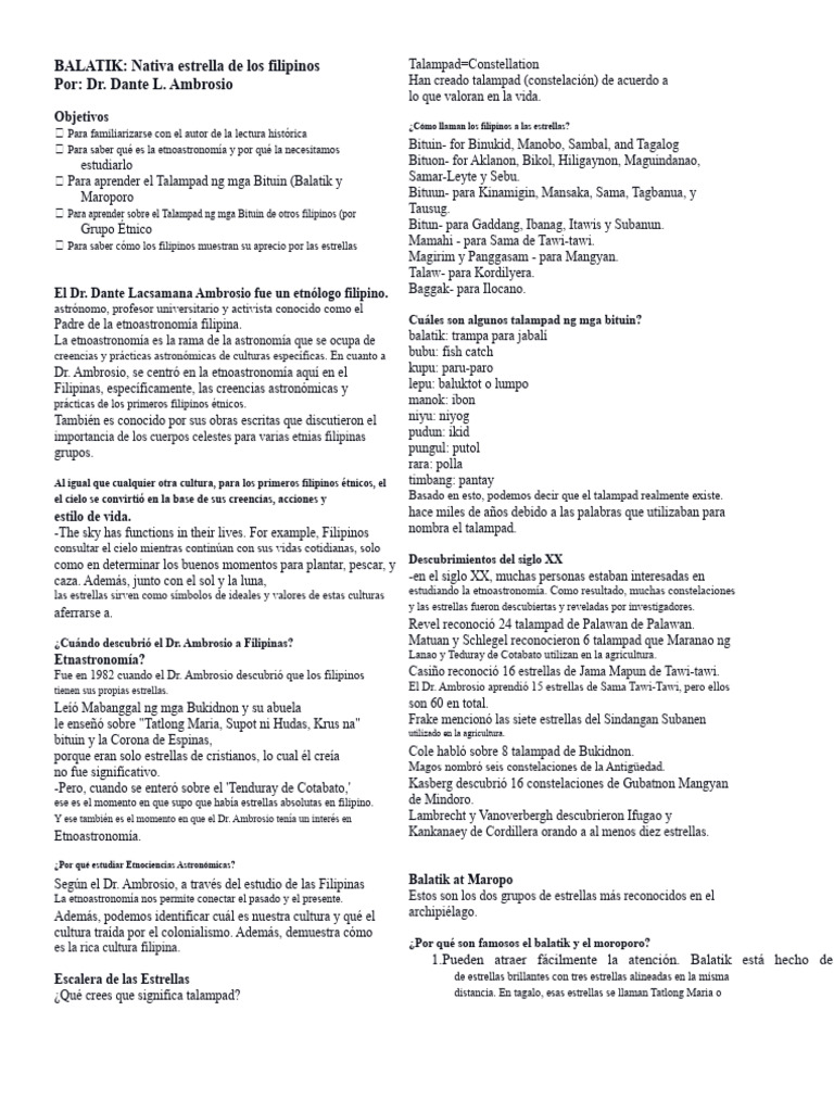 Resumen de BKBP | PDF | Idioma tagalo | Filipinas