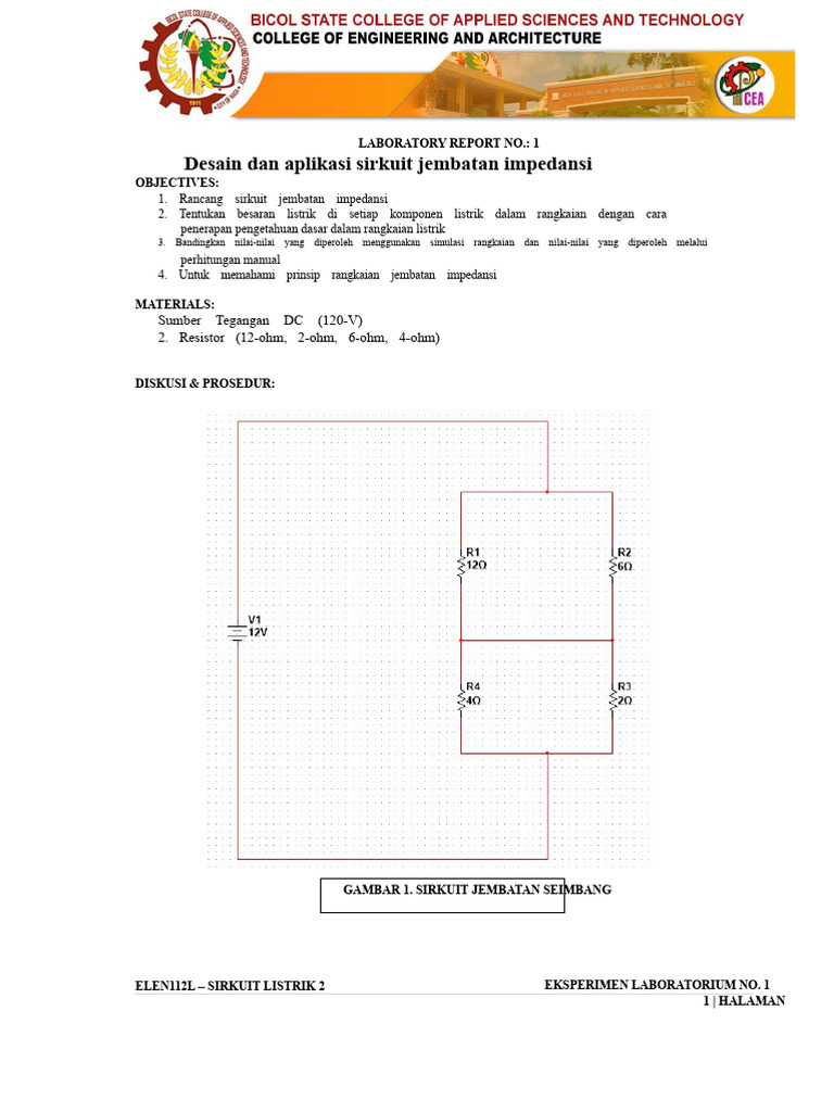 Rangkaian Jembatan Impedansi | PDF