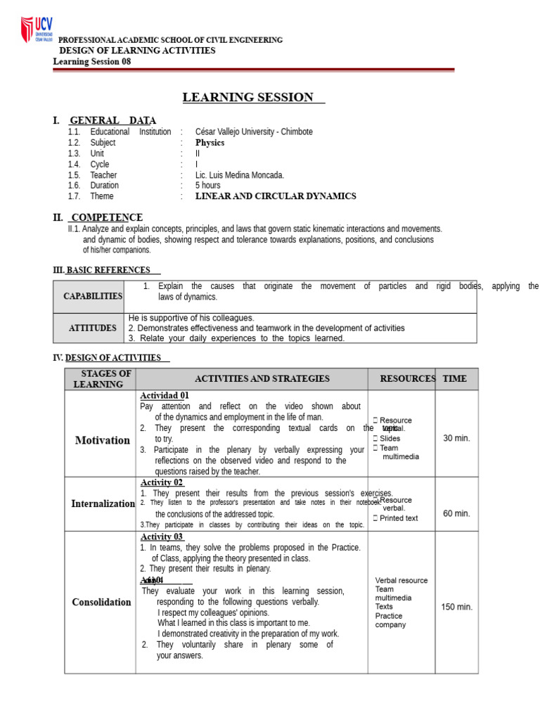 Learning Session #08 Civil Engineering Dynamics | PDF | Force | Weight