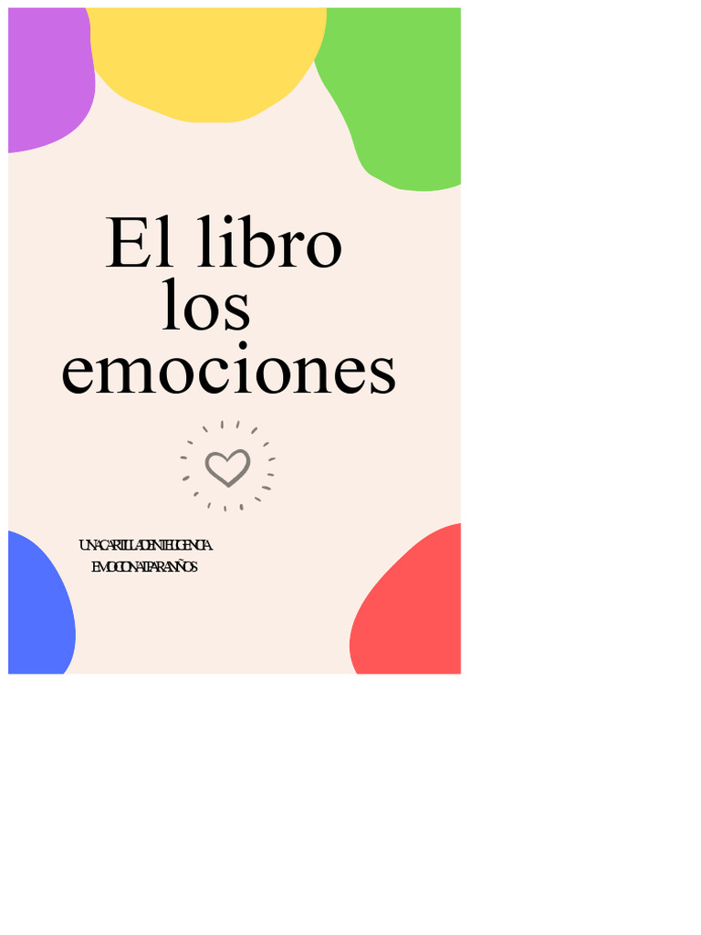 El Libro de Las Emociones | PDF | Las emociones | Cognición