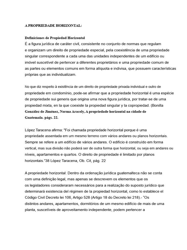Propriedade Horizontal | PDF | Propriedade privada | Decreto
