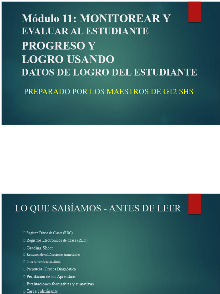 Módulo 11 de PPST | PDF | Evaluación | Enseñando